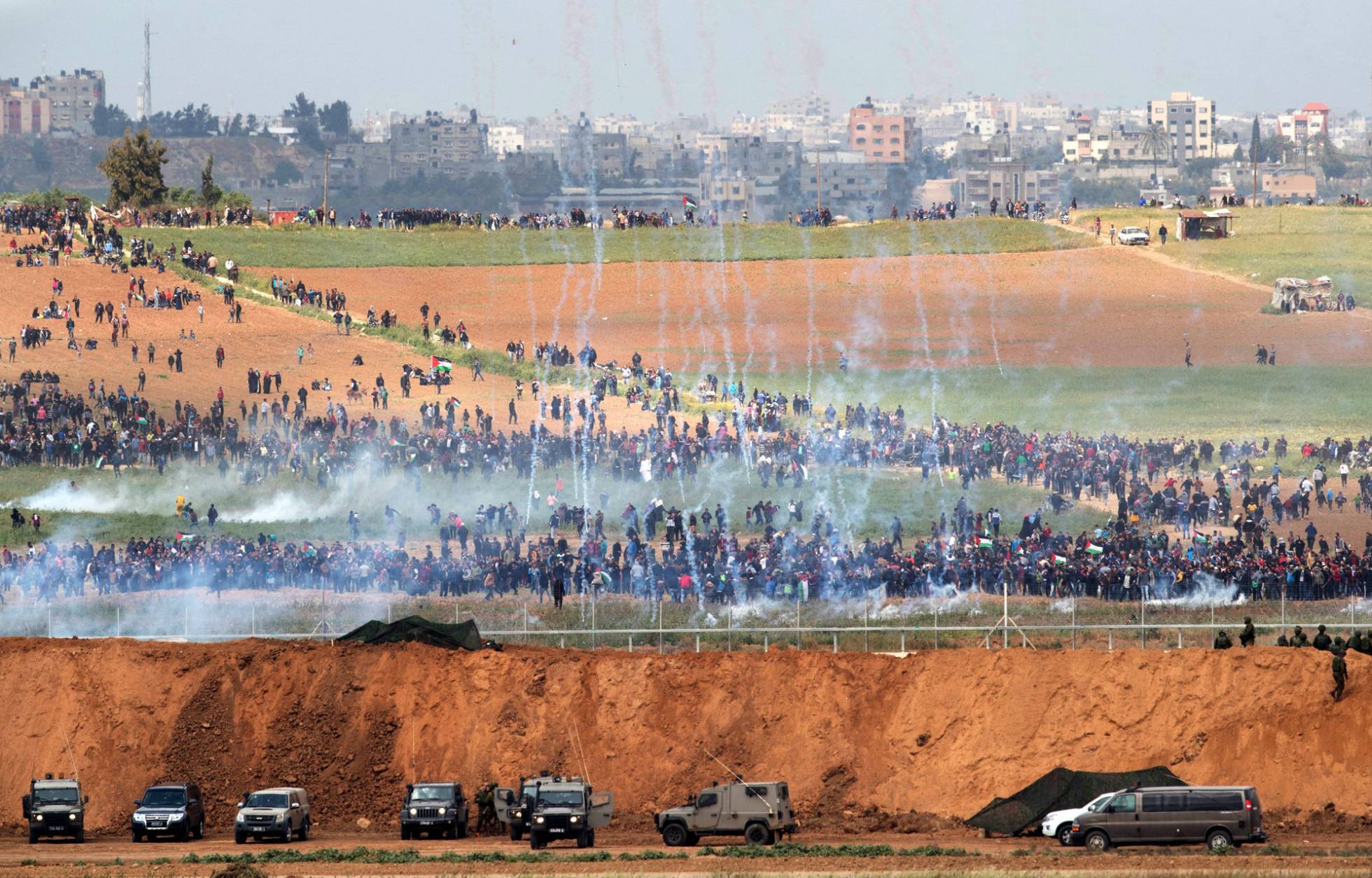 Fotos: El sangriento viernes de protestas en la frontera de Gaza, en ...