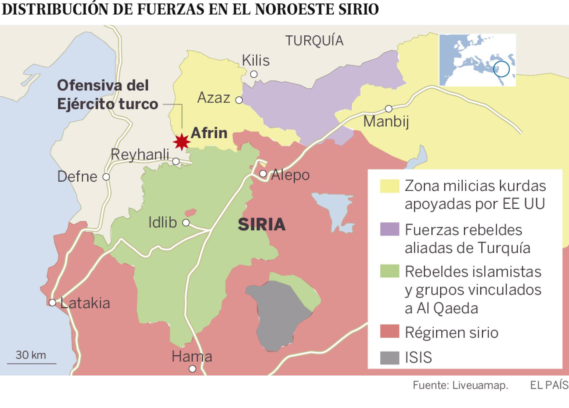 Turquía Inicia Una Ofensiva Militar Contra Un Cantón Kurdo En Siria