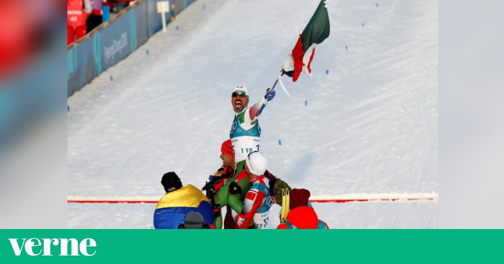 Así fue el festejo del mexicano Germán Madrazo al llegar último en una ...